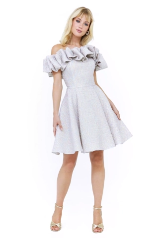 Mint Green Jakar Sleeveless Mini Dress | All | Fervente