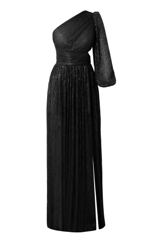 Black Moonlight One Arm Long Dress | Dress | KeiKei