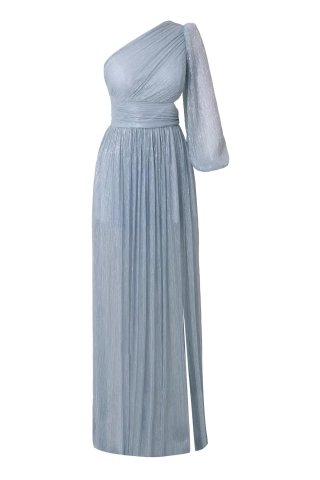 Blue Moonlight One Arm Long Dress | All | KeiKei